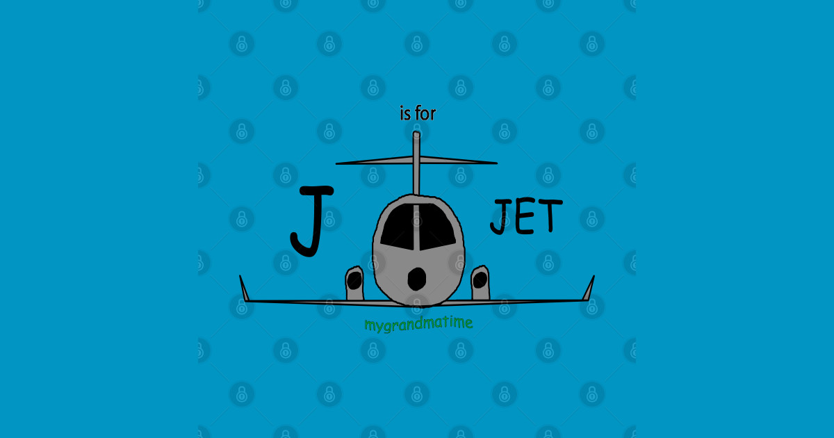 J is for JET - Airplane - T-Shirt | TeePublic