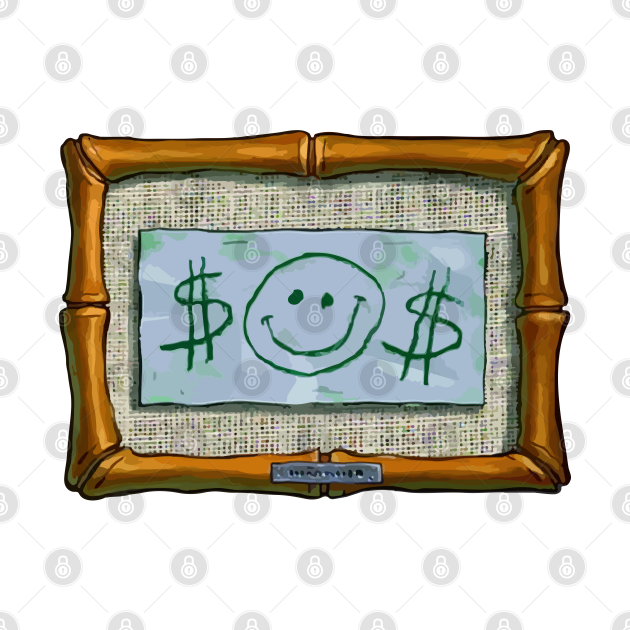 Mr. Krabs' First Dollar - Spongebob - T-Shirt | TeePublic Mr. Krabs' First Dollar - Spongebob - T-Shirt | TeePublic