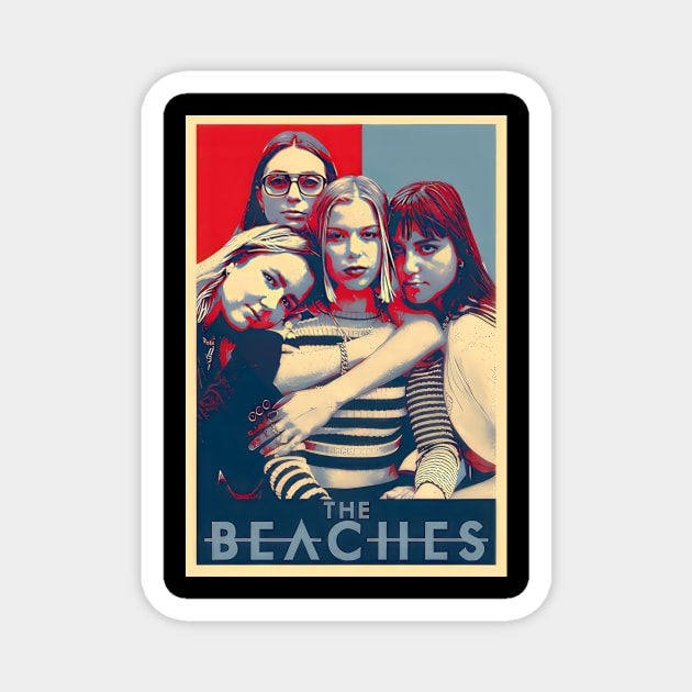 Retro The Beaches Band #8 - The Beaches Band - Magnet | TeePublic