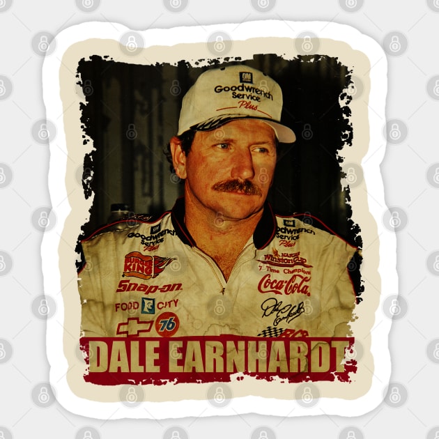Dale Earnhardt - NEW RETRO STYLE - Dale Earnhardt - Sticker | TeePublic