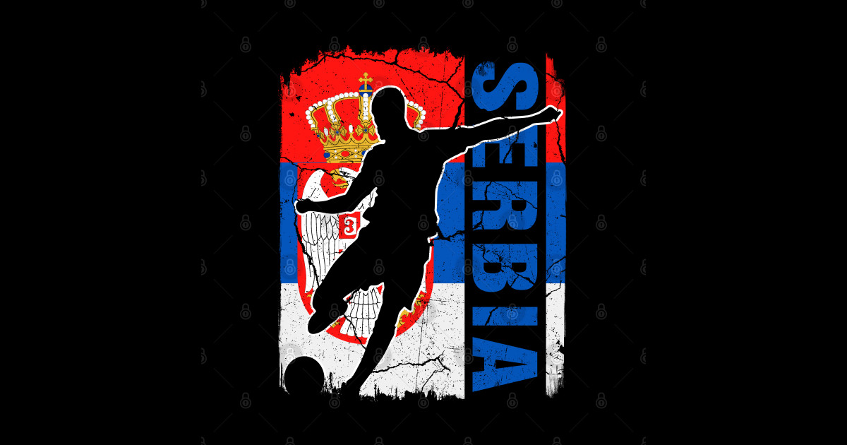 Serbian Soccer Team Serbia Flag Jersey Football Fans - Serbia Soccer ...