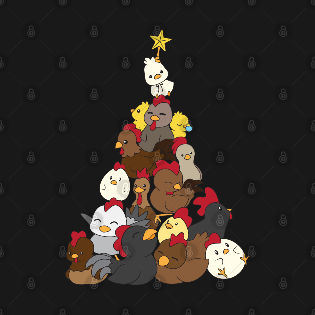 merry chickmas chicken christmas - Christmas Chicken - T-Shirt | TeePublic