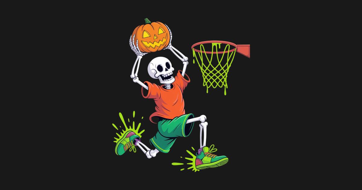 Spooky Basketball Skeleton Player - Spooky Basketball Skeleton Player ...