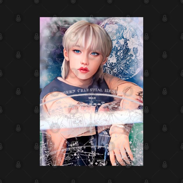 K-pop Stray Kids Felix Fan Art - Felix - T-Shirt | TeePublic