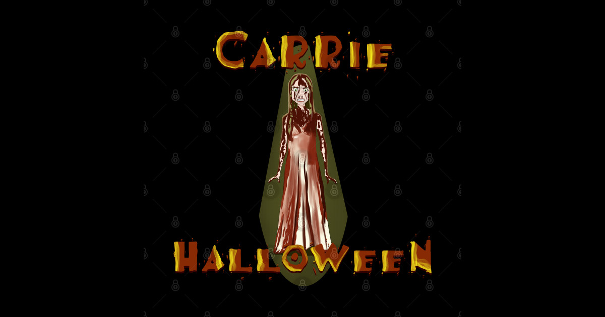 Scary Carrie - Halloween - Sticker | TeePublic