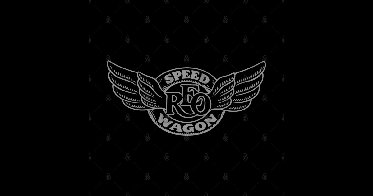 Reo Speedwagon logo - Reo Speedwagon - Sticker | TeePublic
