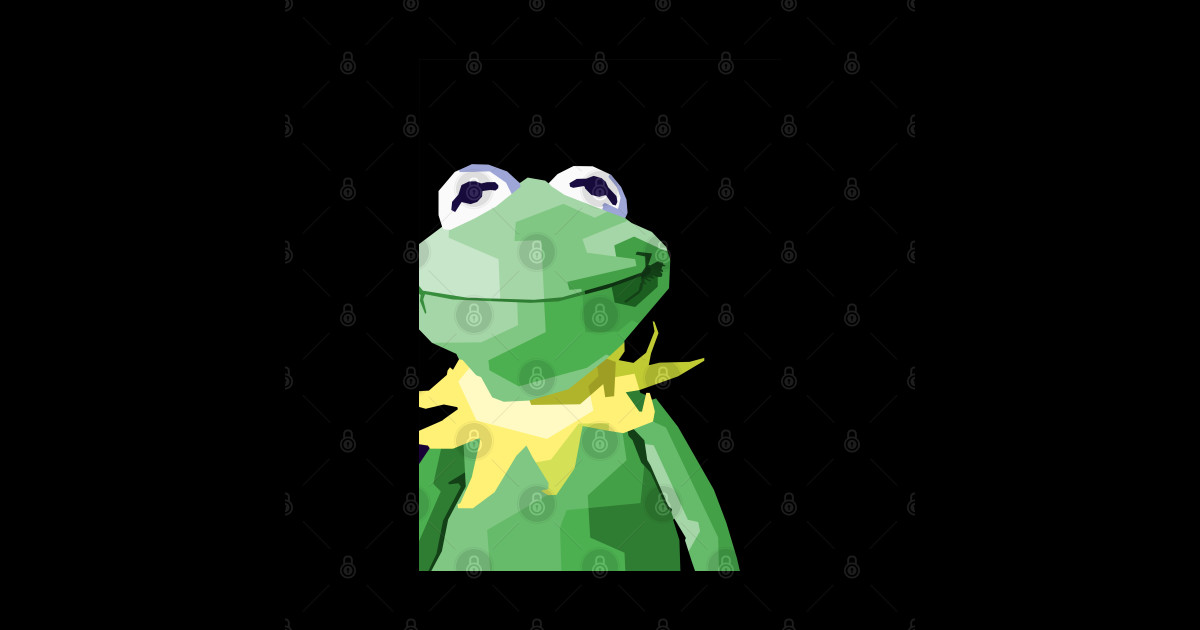 Kermit Meme Pop Art - Kermit Meme - Sticker | TeePublic