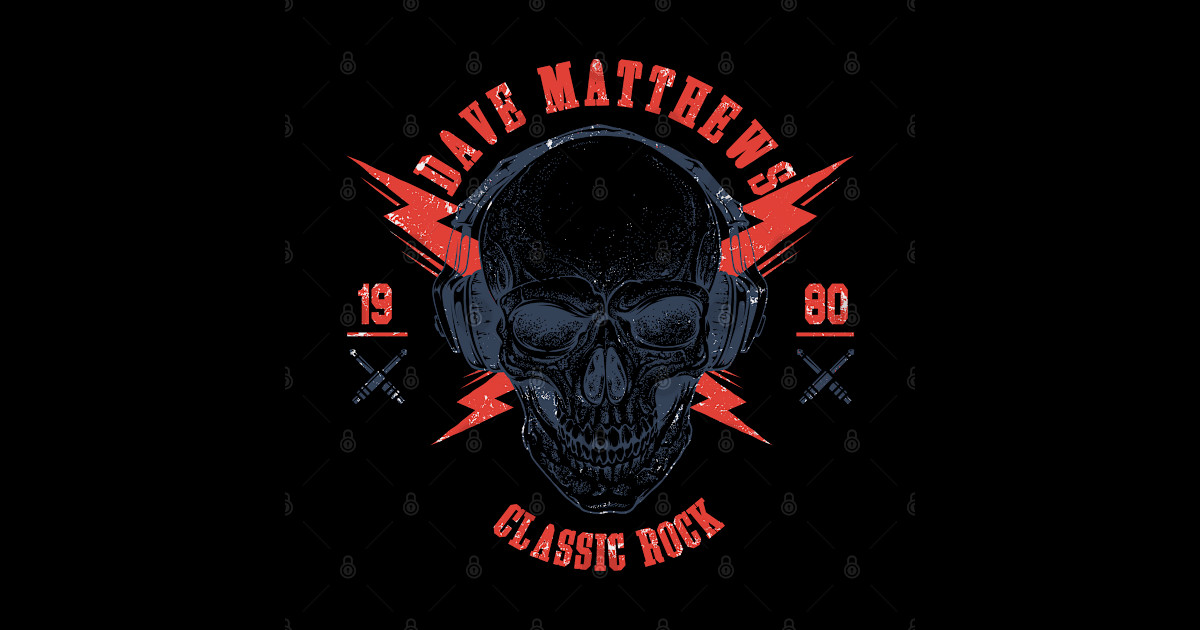 Mathhews Classic Rock 80s - Dave Matthews - Sticker | TeePublic