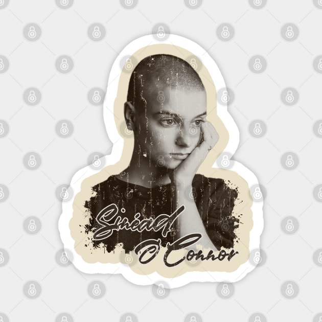 Vintage Style Sinéad O'Connor Photo - Sinead Oconnor - Magnet | TeePublic