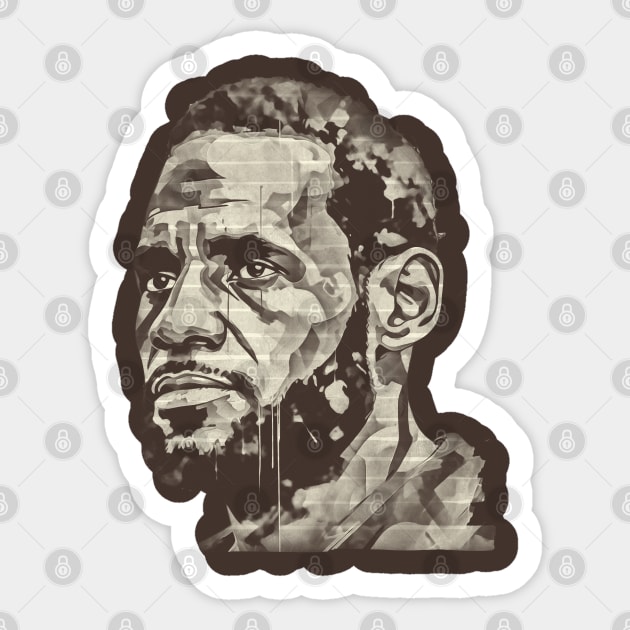 King James - Paper Tape - Lebron James - Sticker | TeePublic