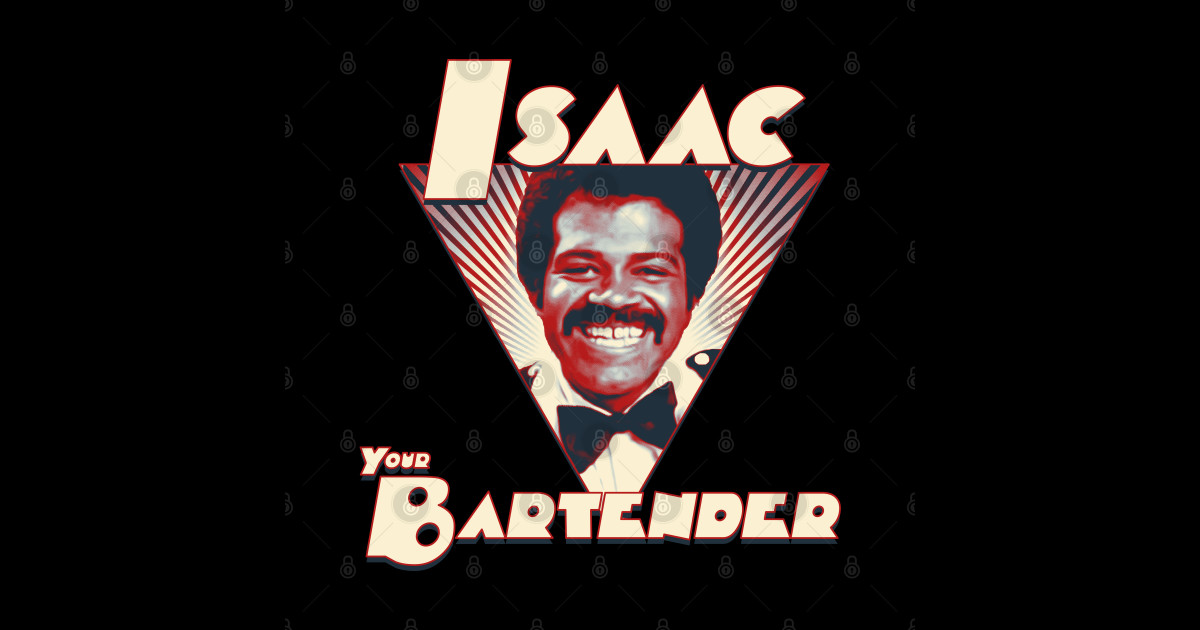 Isaac, your Bartender - Love Boat - Sticker | TeePublic
