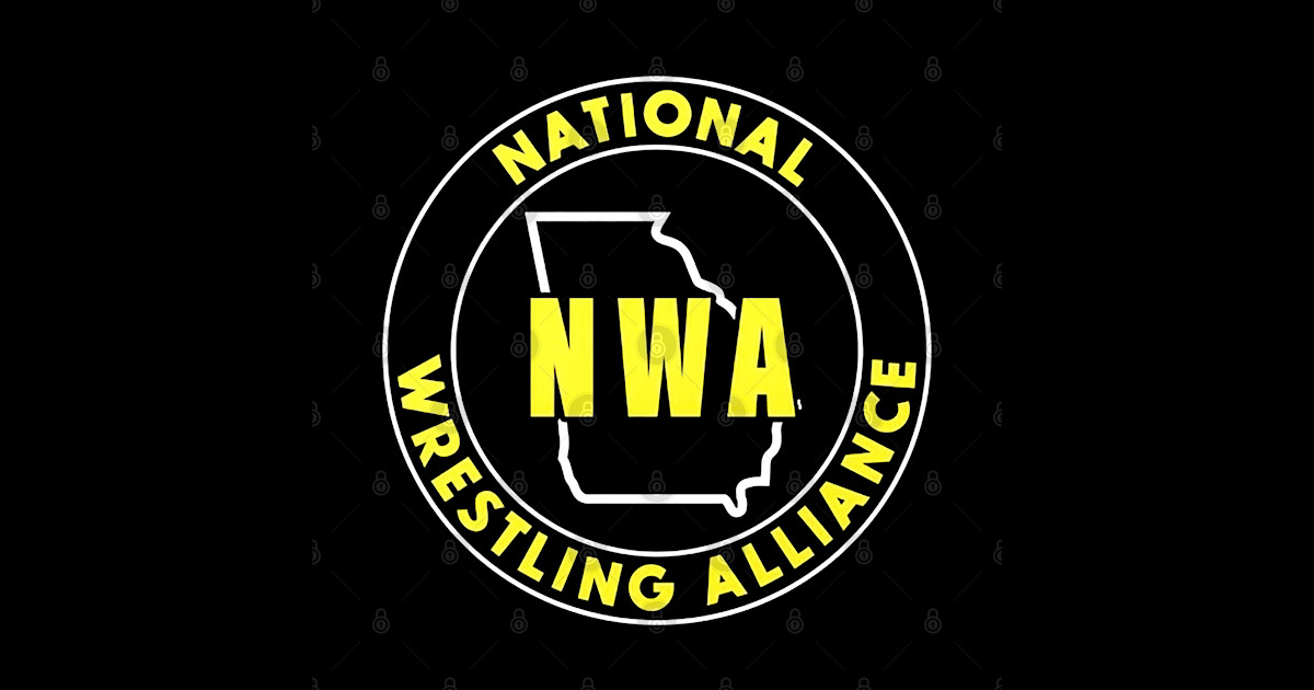 Wrestling Yellow - Nwa - Sticker | TeePublic