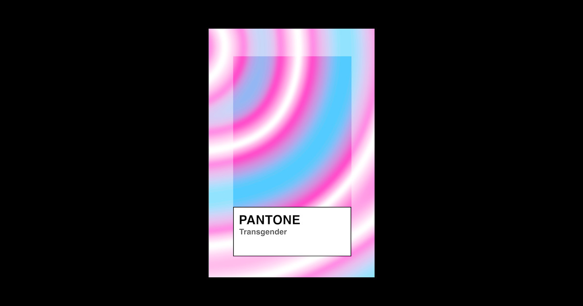 Transgender Pantone - Transgender Pride - Sticker | TeePublic