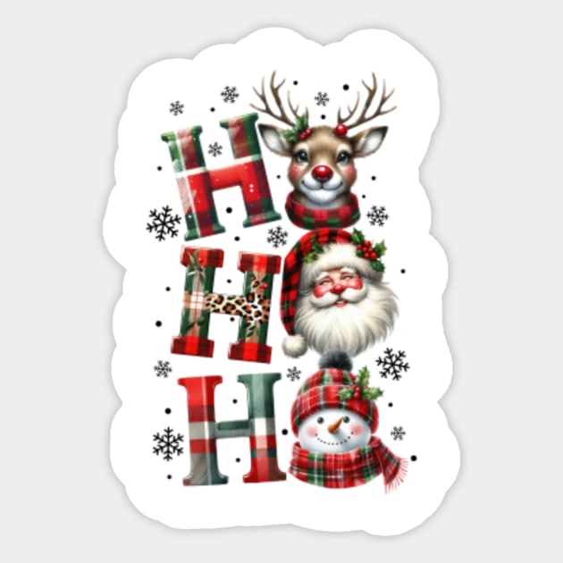 Ho Ho Ho – Spread Cheer and Holiday Joy! - Ho Ho Ho - Sticker | TeePublic