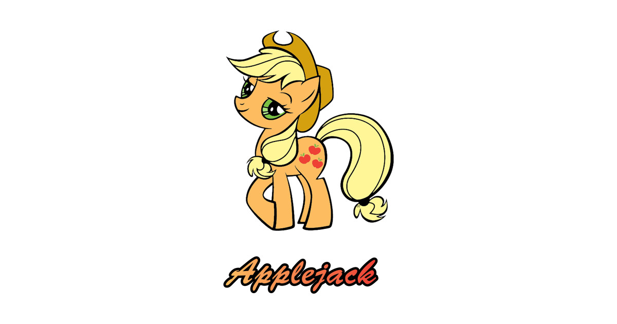 Applejack - My Little Pony - Applejack - T-Shirt | TeePublic