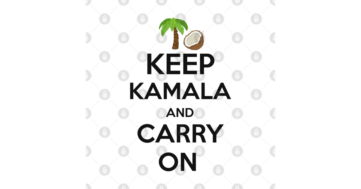 KAMALA HARRIS COCONUT TREE STICKER - Kamala Harris - T-Shirt | TeePublic