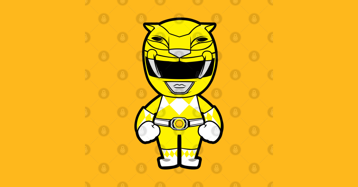 Yellow Ranger Chibi - Yellow Ranger - T-Shirt | TeePublic