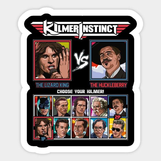 Val Kilmer Huckleberry - Tombstone - Sticker | TeePublic