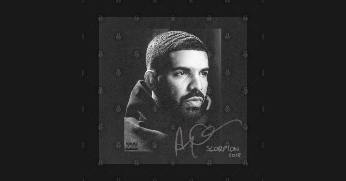 Drake - Scorpion Album Cover - Drake - T-Shirt | TeePublic
