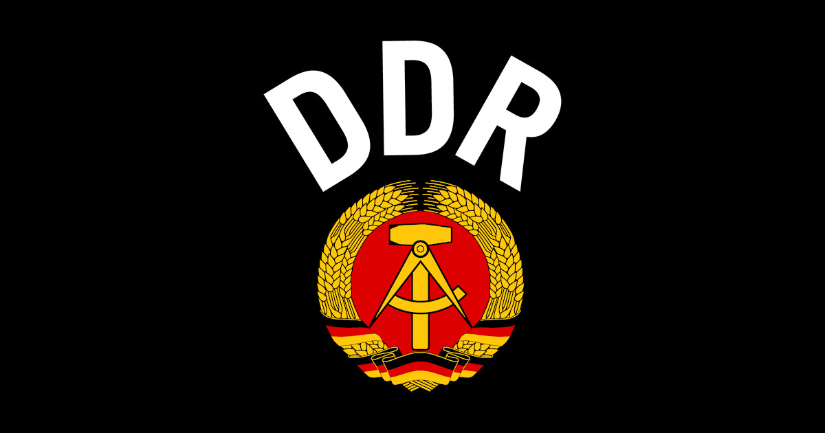 DDR Retro Vintage Soccer Football Jersey for East German Supporters ...