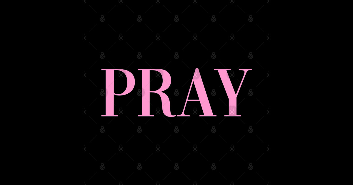 Pray - Pose - Pink - Pose - Sticker | TeePublic