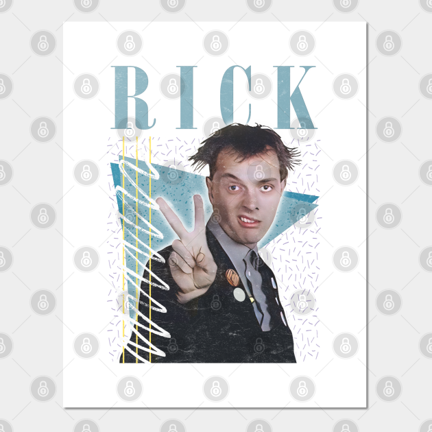 Rick // The Young Ones \\ 80s Retro Fan Artwork Design - The Young Ones ...