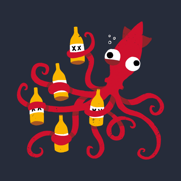 Drunk Sea Creature - Sea Creature - T-Shirt | TeePublic
