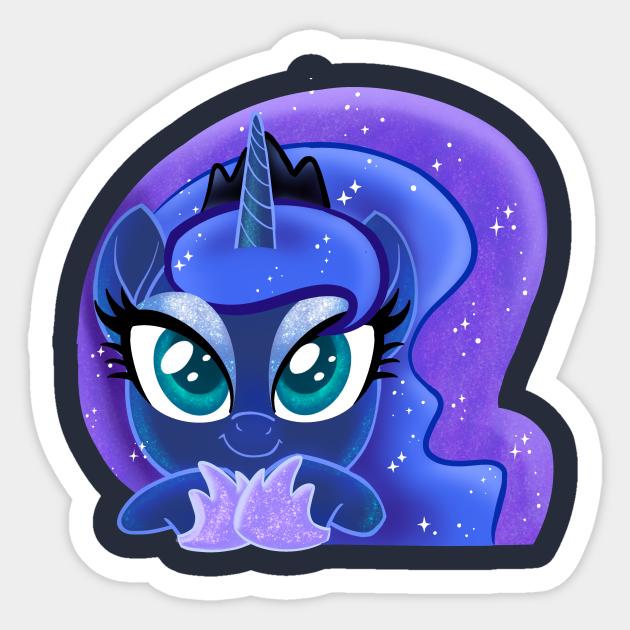 Princess Luna - My Little Pony - Sticker | TeePublic