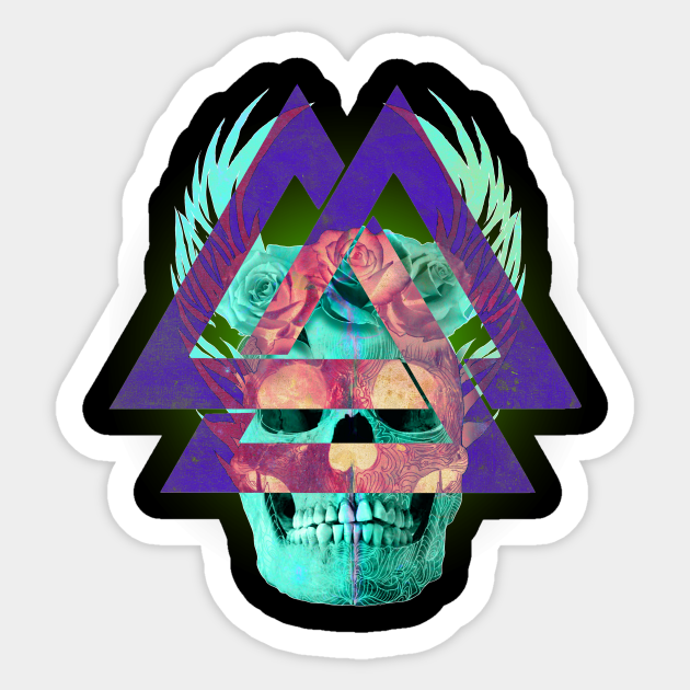 MINT SKULL TATTOO - Skull - Sticker | TeePublic