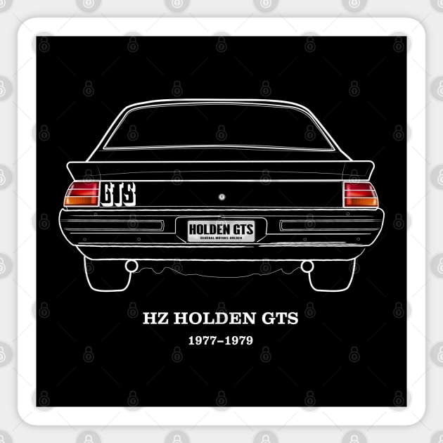 1977 HZ Holden GTS - Holden - Sticker | TeePublic