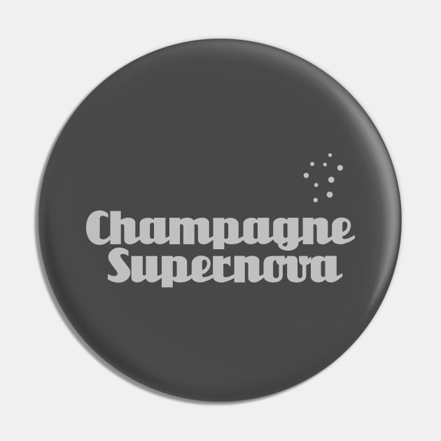 Champagne Supernova, silver - Oasis Band - Pin | TeePublic
