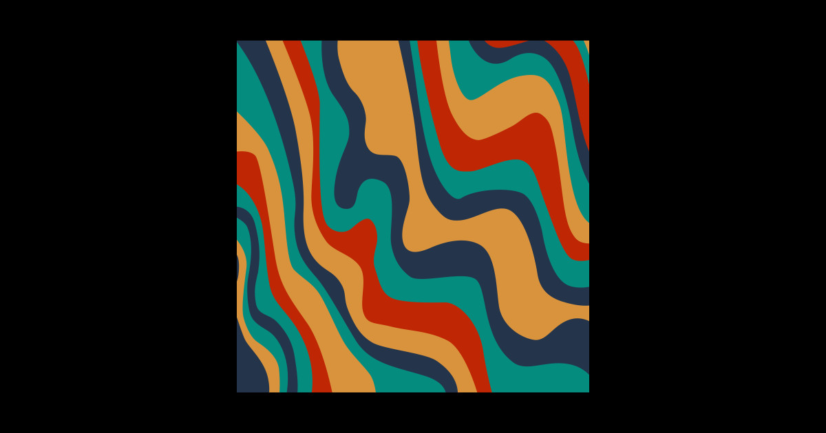 Pop Waves - Pop Art - Sticker | TeePublic