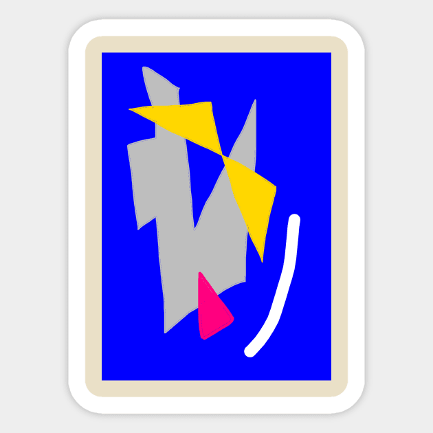 Abstract Shapes - Abstract Art - Sticker | TeePublic
