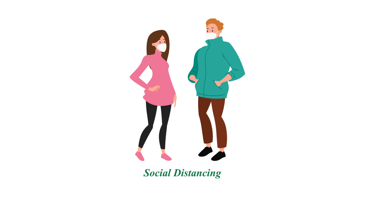 social distance - Social Distance - T-Shirt | TeePublic