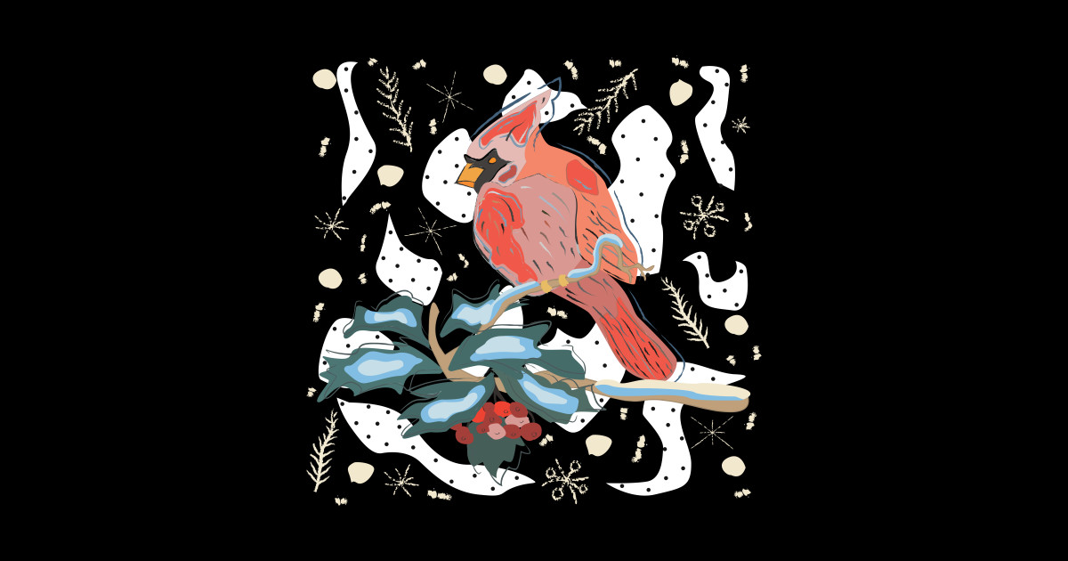 Red Bird - Bird - Sticker | TeePublic