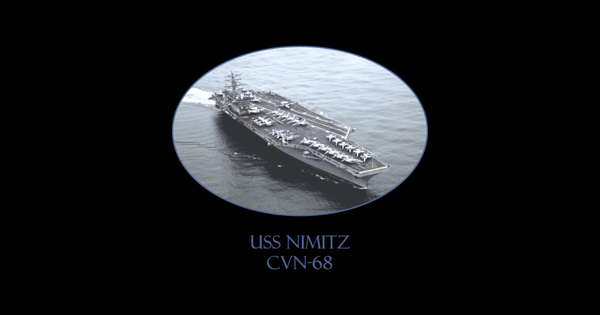 USS Nimitz CVN-68 - Aircraft Carriers - Sticker | TeePublic