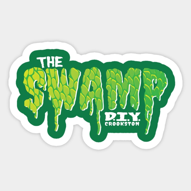 SWAMP CREEPY LOGO - Diy - Sticker | TeePublic