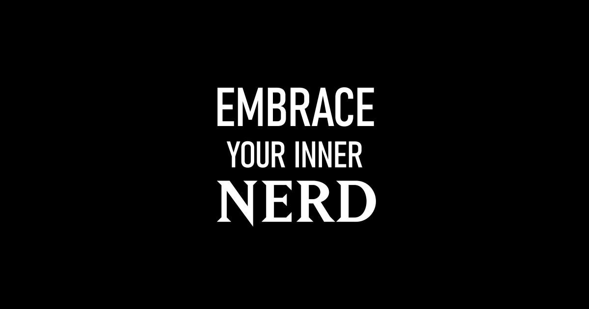 Nerd Inside - Nerd - Sticker | TeePublic