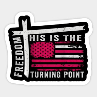 Patriotic Freedom Cross Stickers for Sale | TeePublic