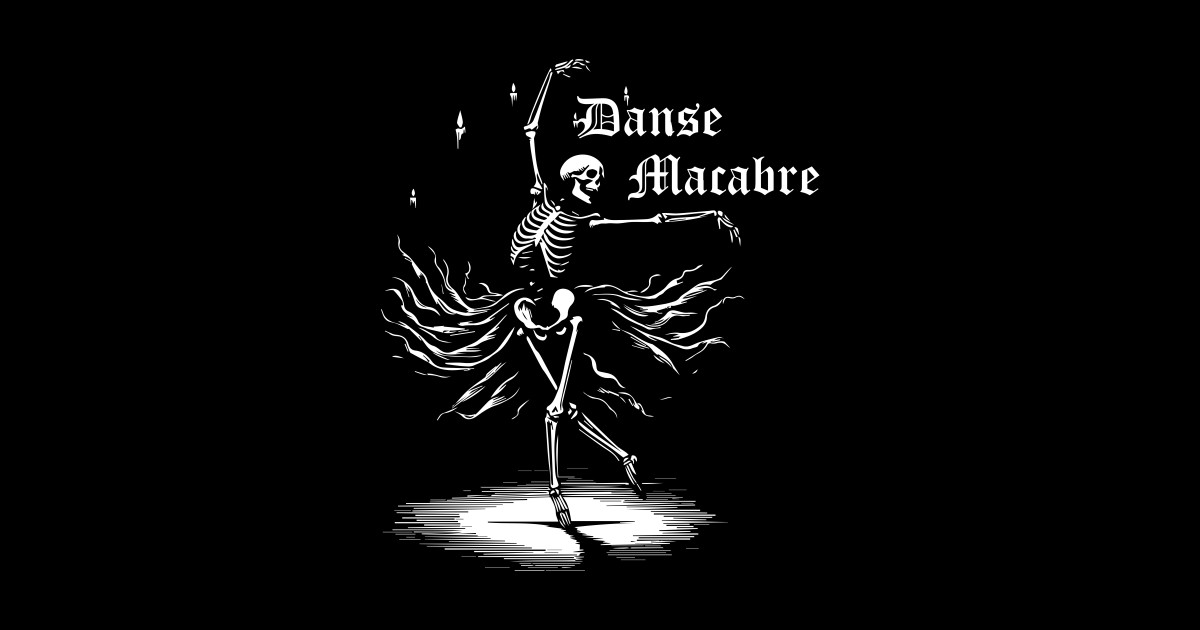 danse macabre skeleton - Danse Macabre - Sticker | TeePublic