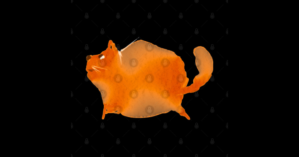 red cat - Red Cat - Sticker | TeePublic