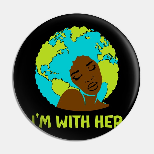 Black Mother Earth Goddess Earth Day 2024 Earth Day 2024 Pin Teepublic