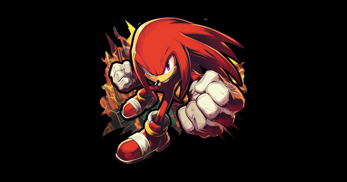 knuckles - Knuckles - Sticker | TeePublic