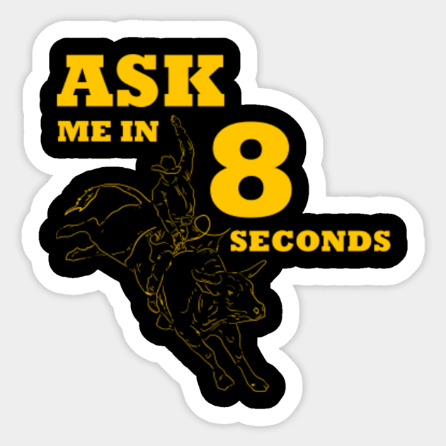 Bull Riding Cowboy - Bull Riding - Sticker | TeePublic