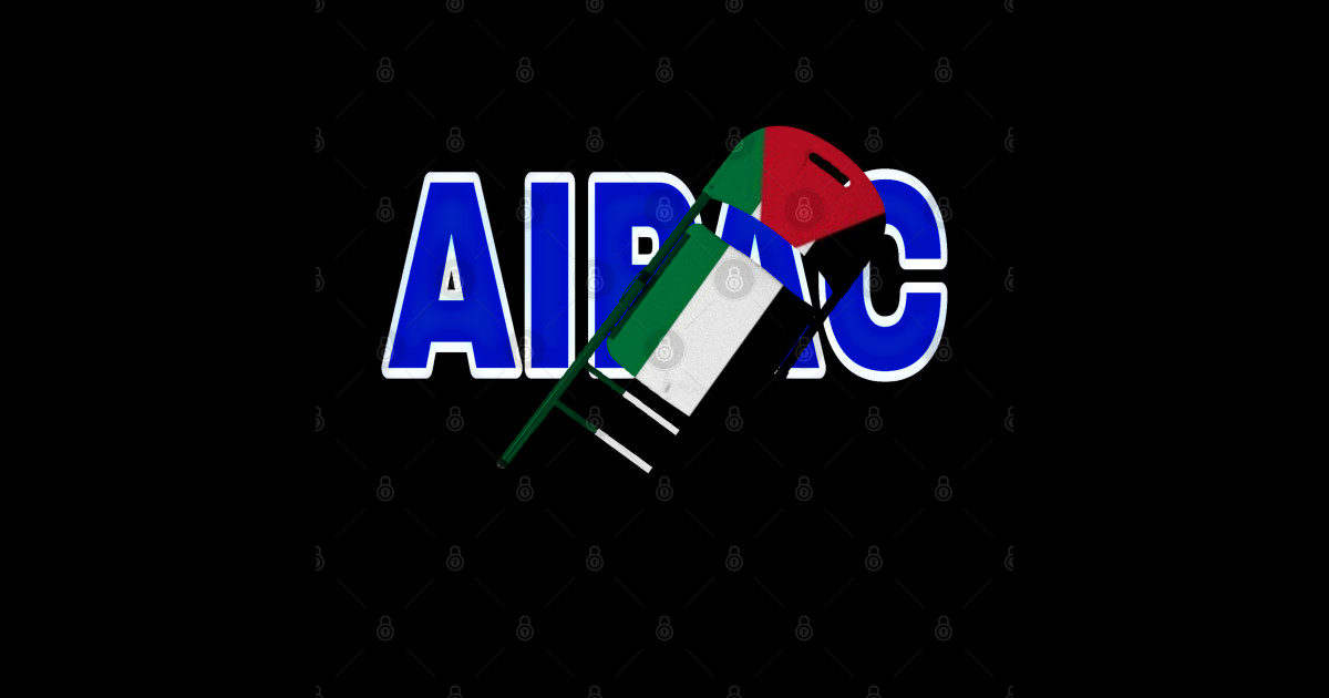 Folding Chair To The Israel Lobby - Palestinian Flag - Front - Anti ...