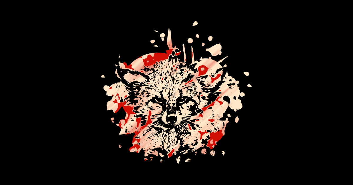 bloody fox - Bloody Fox - Sticker | TeePublic