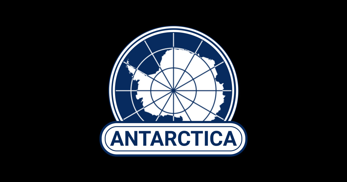 Antarctica Country Badge - Antarctica Flag - Antarctica - Sticker ...