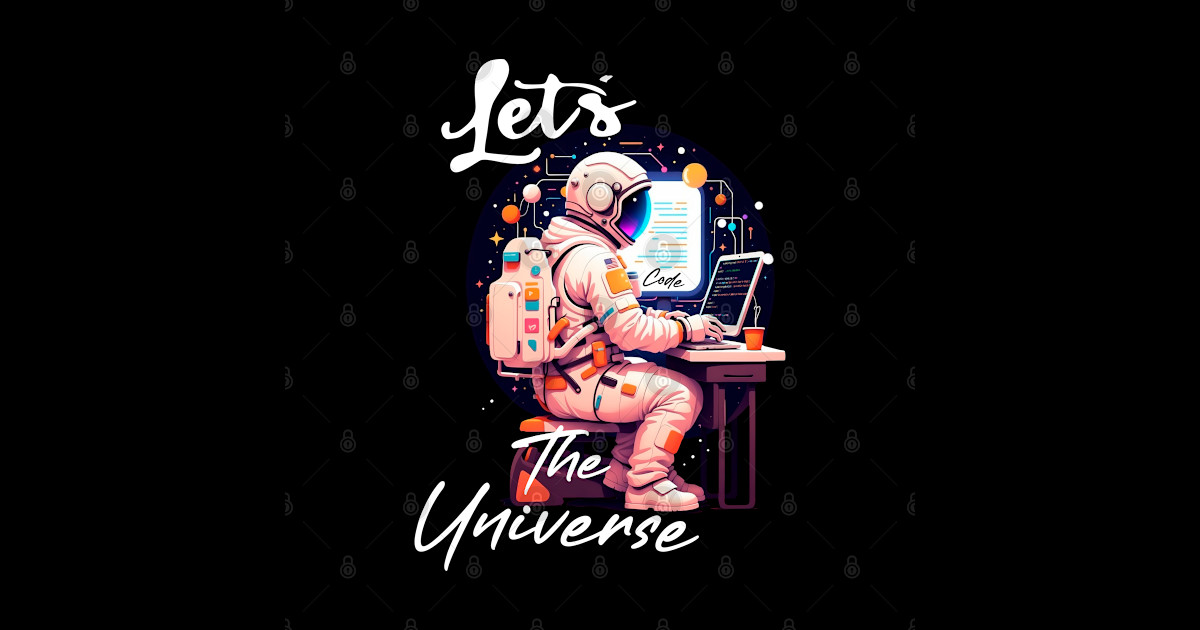 Coding Universe - Coding Universe - Sticker | TeePublic