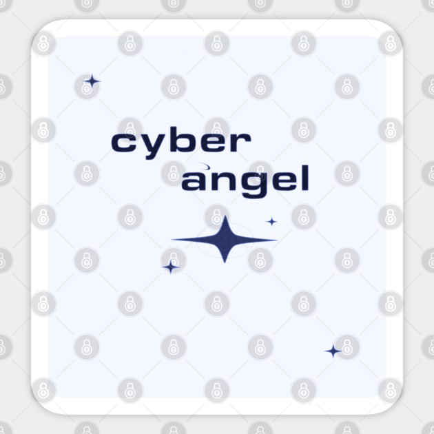Y2k Cybercore Angel Design - Cybercore - Sticker | TeePublic