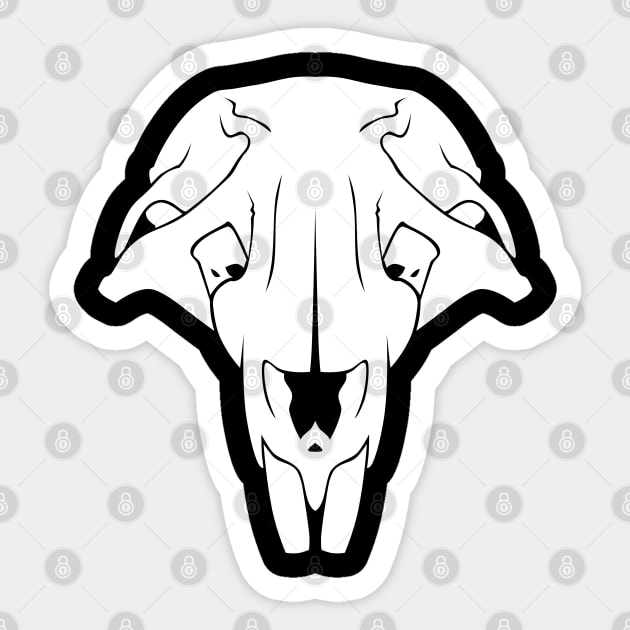 Rat Skull - Skull - Sticker | TeePublic